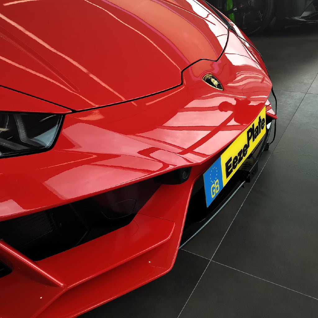 License plate size blocking ALA and radiator | Lamborghini Talk